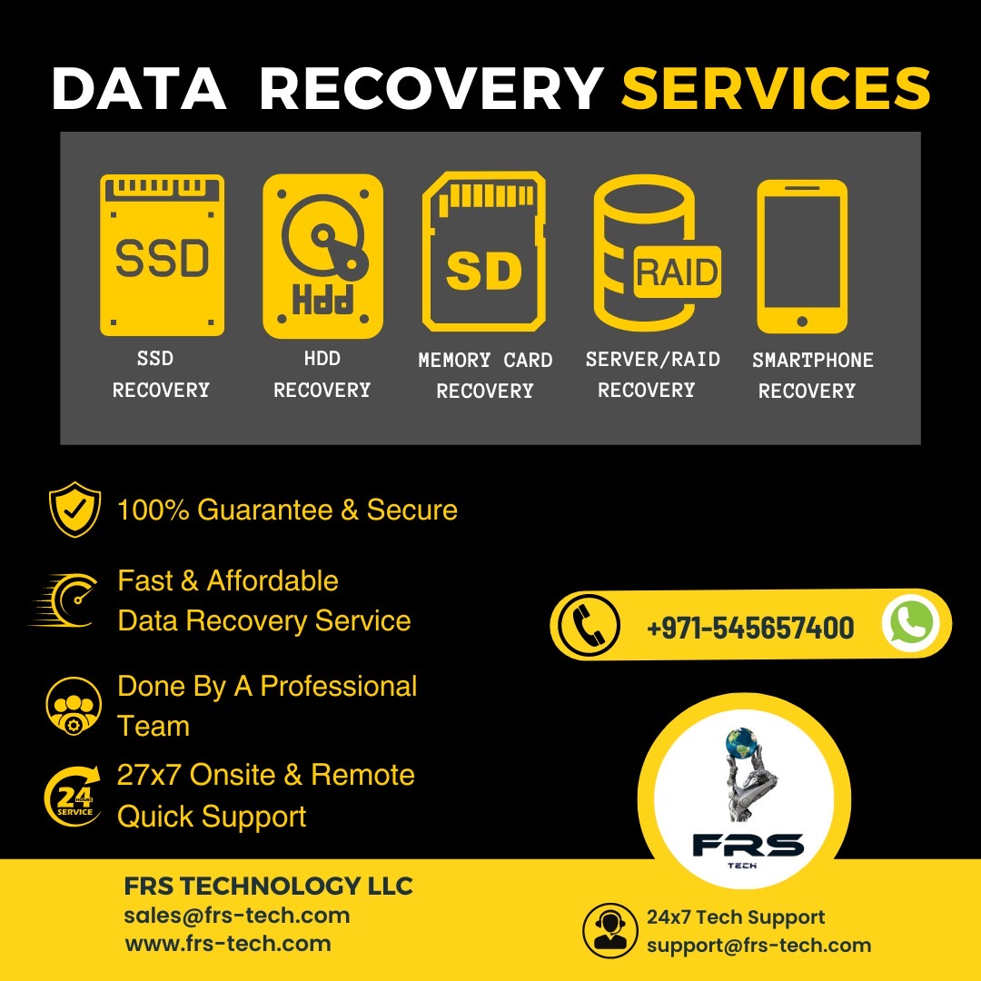 #1 Best-Rated Data Recovery Services in Dubai & UAE? Get Expert Help Now!