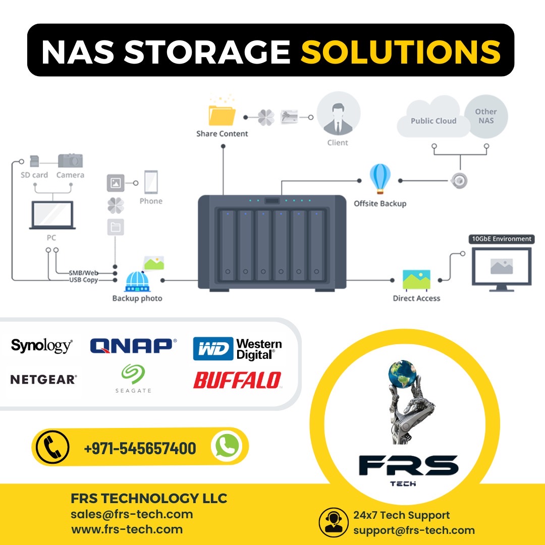 #1 Top-Rated NAS Solutions in Dubai and the UAE - FRS-TECH