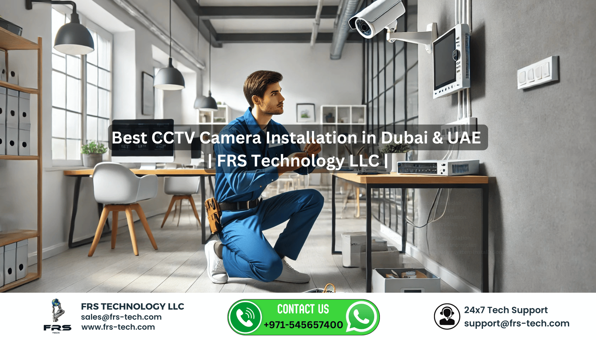 Best CCTV Camera Installation in Dubai & UAE | FRS Technology LLC