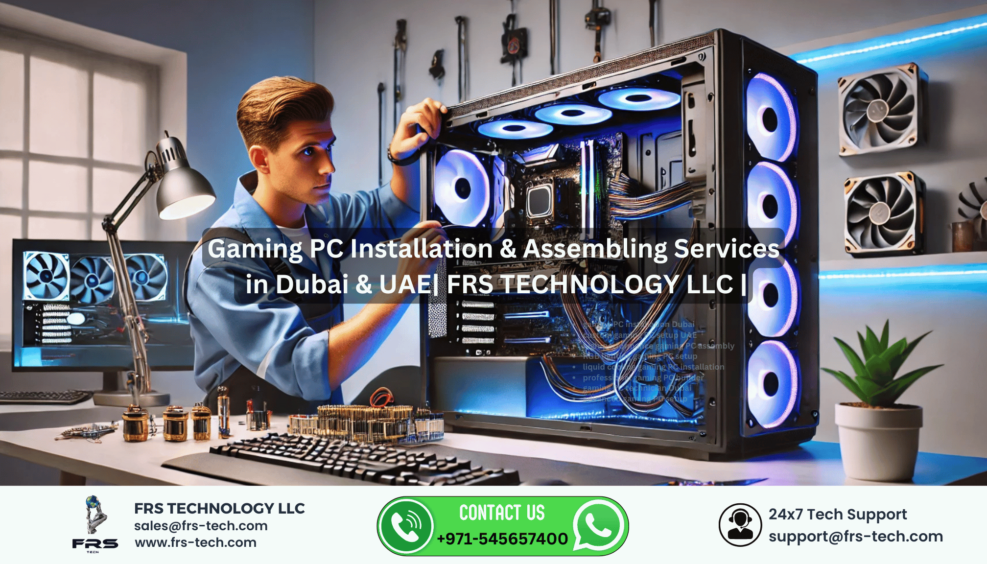 Gaming PC Installation & Assembling Services in Dubai | FRS Technology LLC