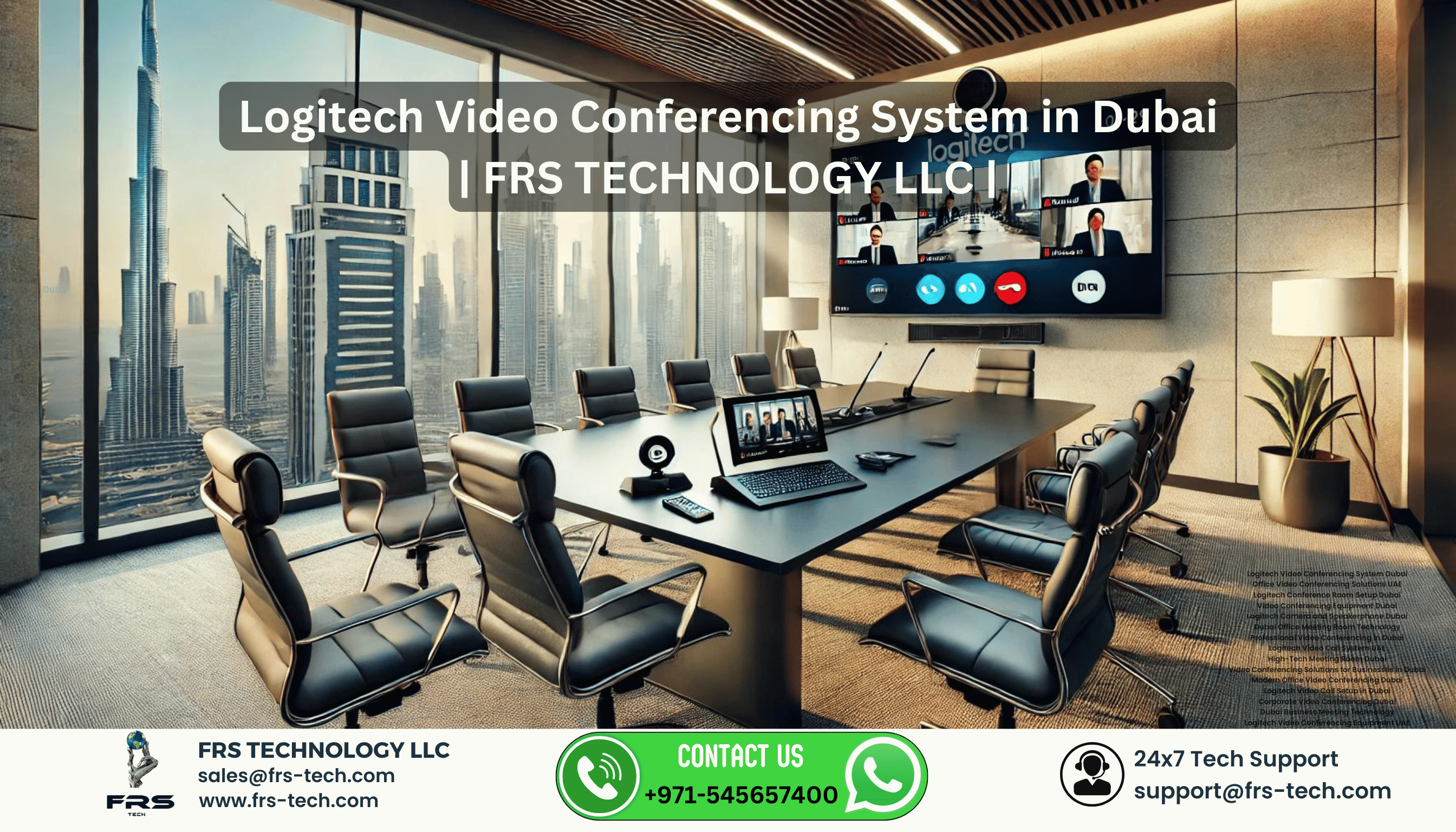 Logitech Video Conferencing System in Dubai | FRS Technology LLC