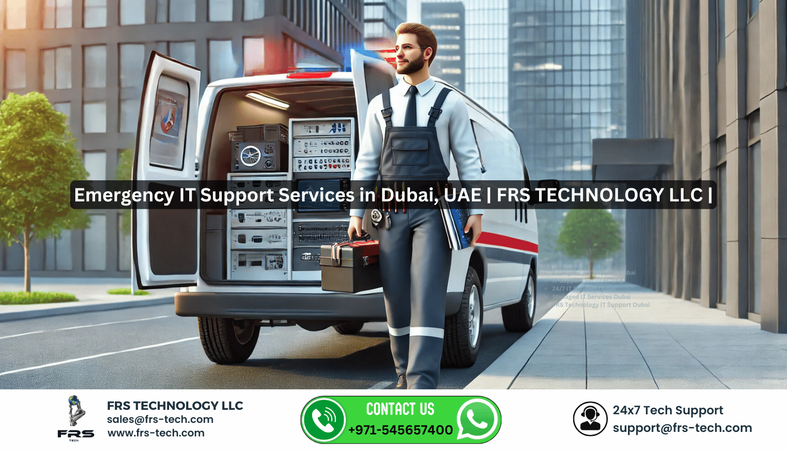 24/7 Emergency IT Support Services in Dubai, UAE | FRS Technology LLC