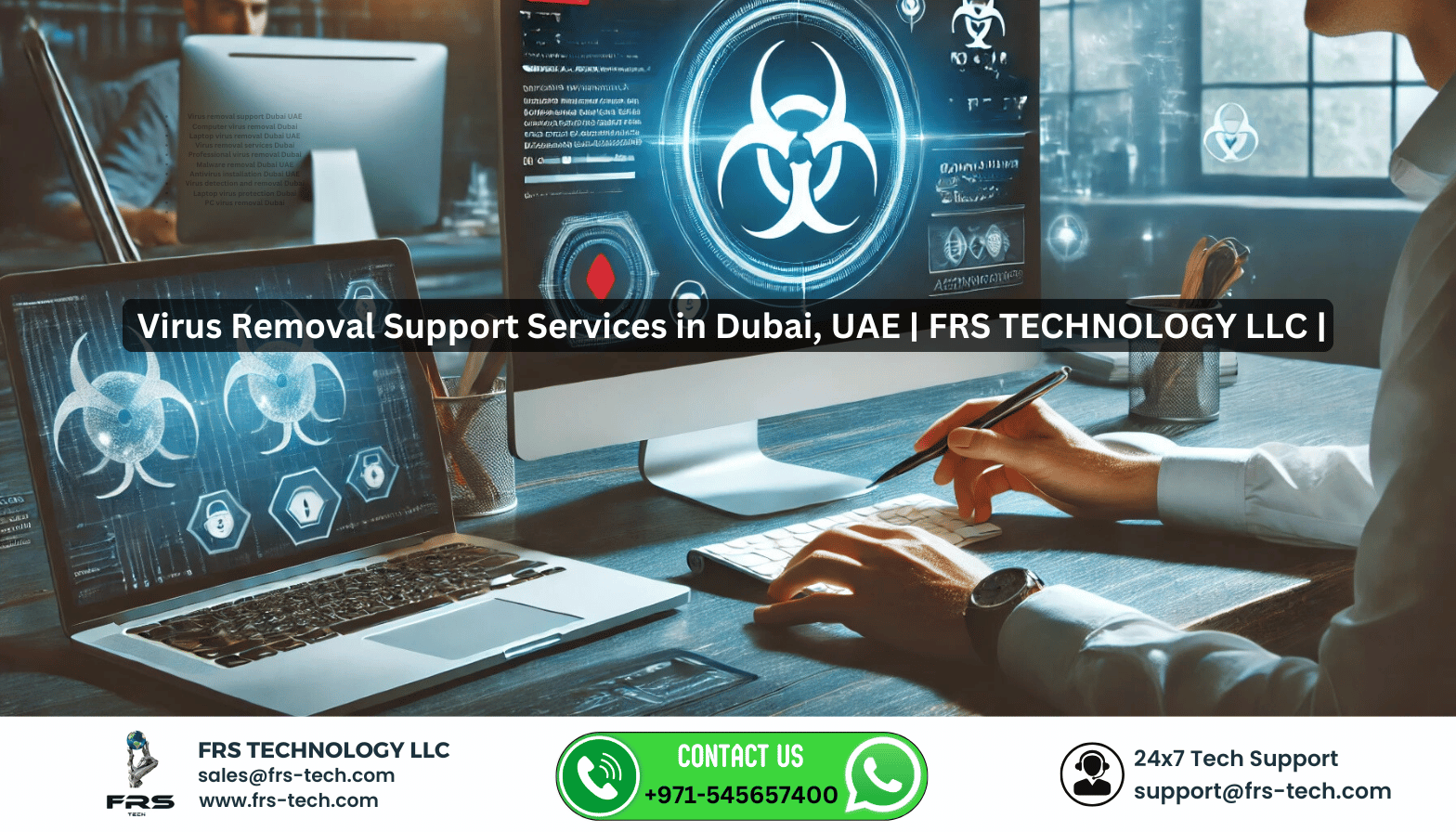 Professional Virus Removal Support Services in Dubai, UAE
